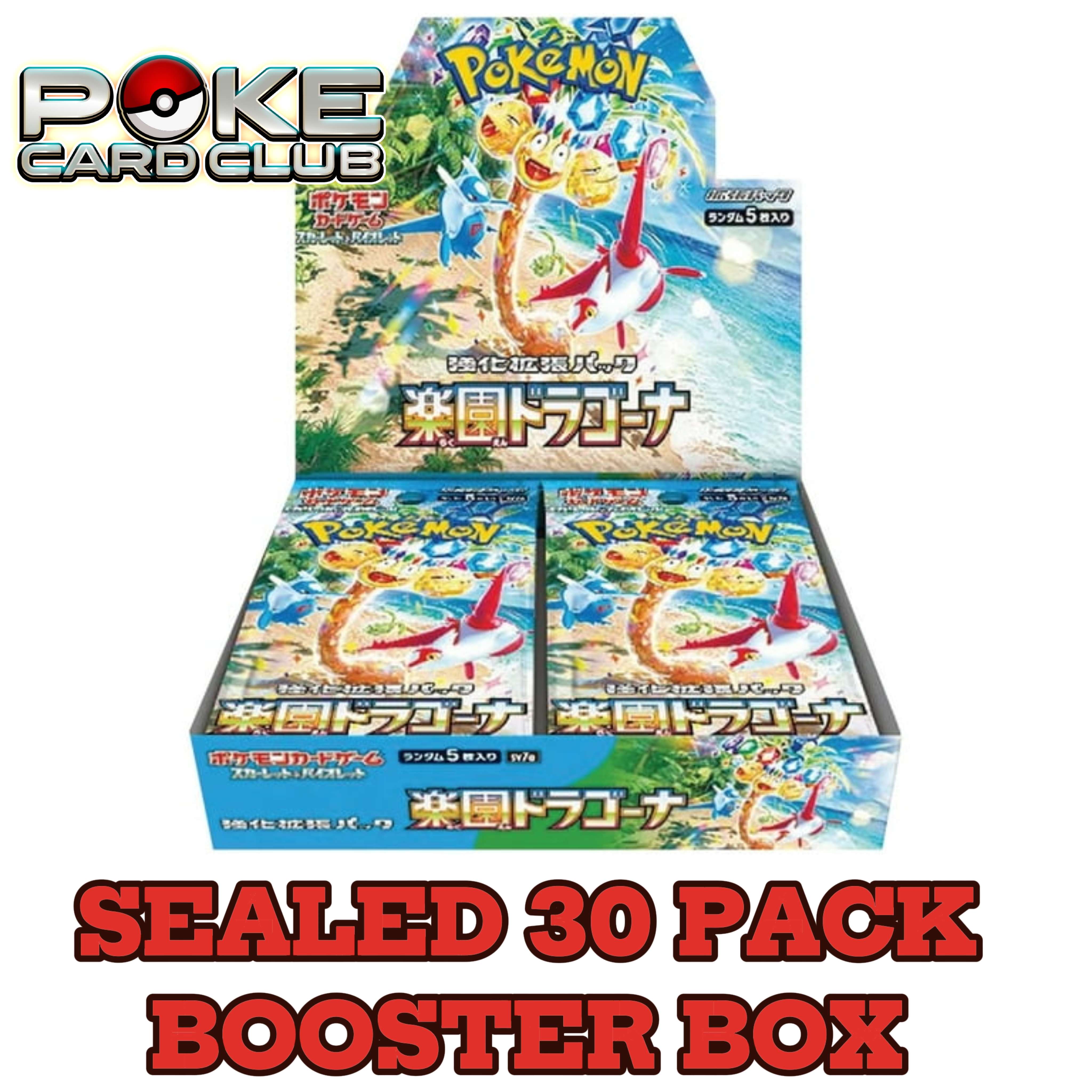 Pokémon Paradise Dragona (SV7a) - Japanese Booster Box – PokeCardClub